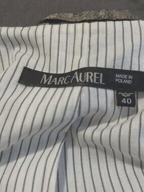 Marc Aurel | Jackets & Coats | Marc Aurel Military Jacket Womens 4 Gray ...